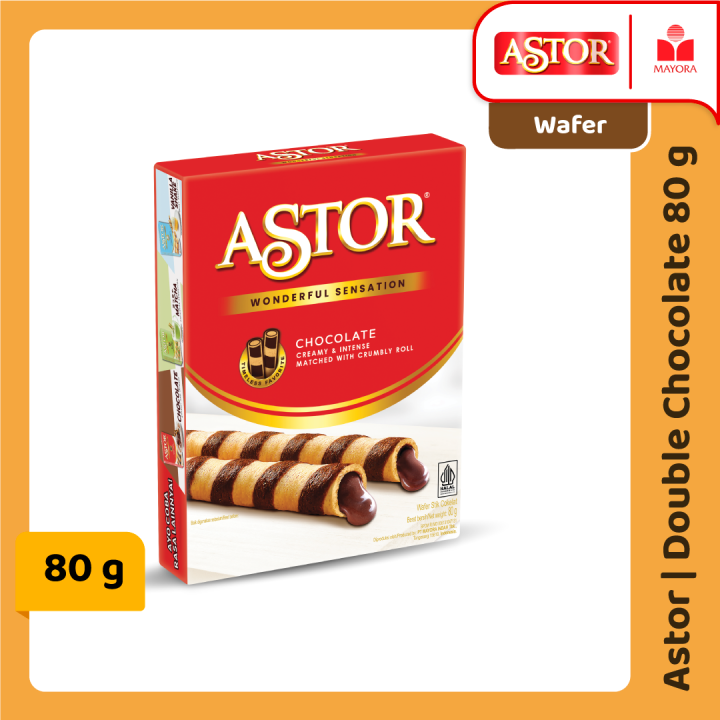 Wafer Astor Double Cokelat 80 Gram | Lazada Indonesia