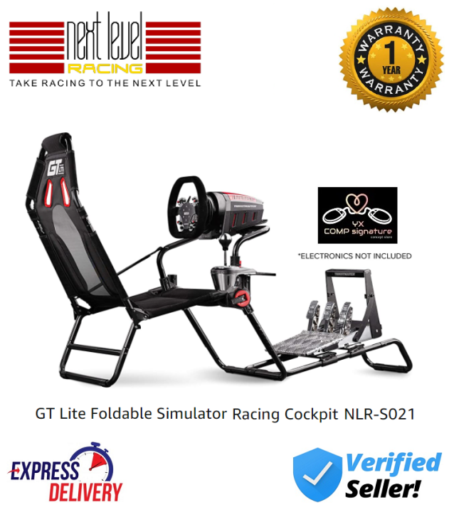 Next Level Racing GT Lite Foldable Simulator Racing Cockpit NLR-S021 ...