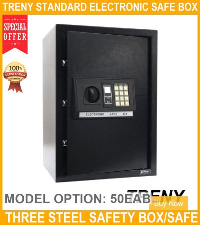 Treny Standard Electronic Safe Box Three Steel Electronic Safety Box/safe Box Safetybox Safe Box ...