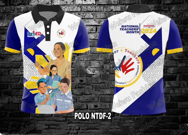 DepEd Matatag Full Sublimation Polo Shirt | Lazada PH