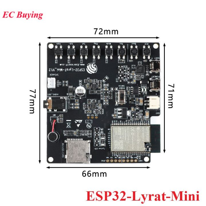 Bảng Phát Triển Âm Thanh Esp32 Lyrat Esp32 Lyrat Mini Mô đun Không Dây Wifi Esp32 Wrover B Bảng