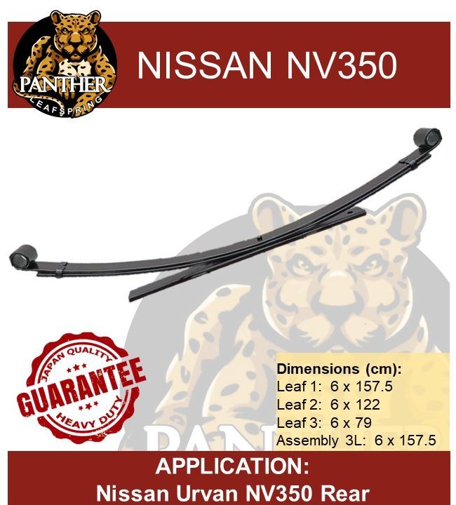 Molye / Leaf Spring for Nissan Urvan NV350 Rear (MATIBAY) | Lazada PH