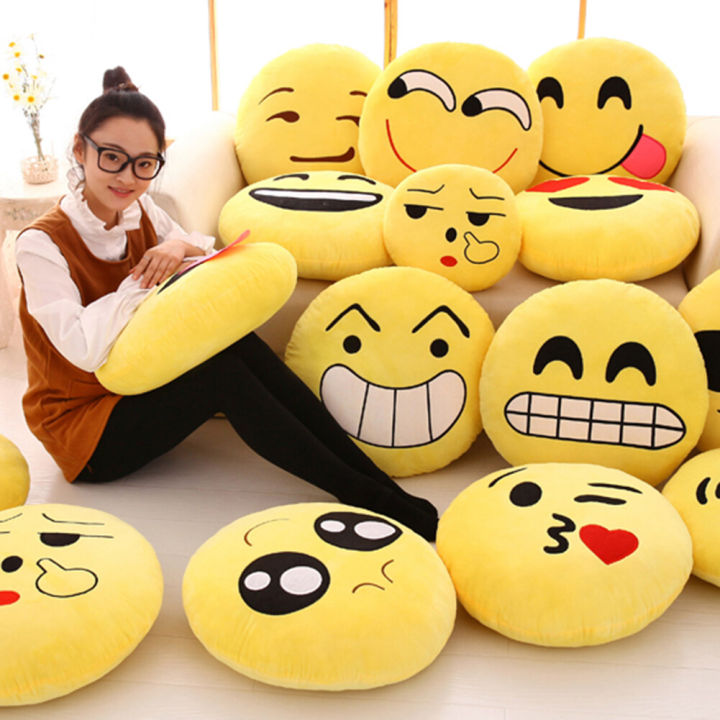 Eg【penghantaran percuma】 warna rawak 20cm 17 gaya kreatif EMOJI comel ...