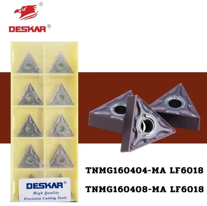 เม็ดมีด Inserts T16 เม็ดสองหน้า มุม 04 08 TNMG160404-MA LF6018 TNMG160408-MA LF6018 | Lazada.co.th