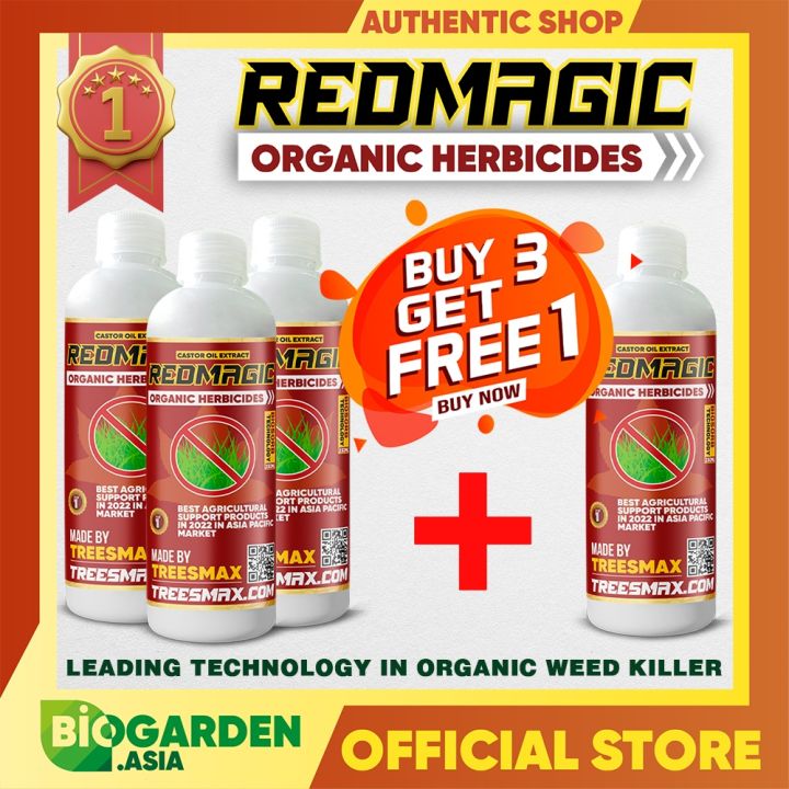 RedMagic - Great Sale Buy 3 Get 1 Free The Ultimate Organic Herbicide ...