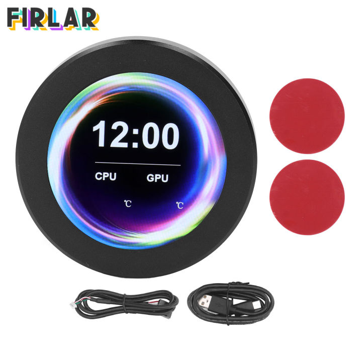 [FIRLAR] AIO Display Screen Upgrade Kit 2.1in CPU Liquid Cooler LCD Display Temp Monitor ...