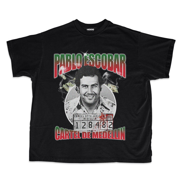 Kaos Pablo Escobar - Cartel De Medellin Oversize Vintage / Oversize ... Kaos Pablo Escobar - Cartel De Medellin Oversize Vintage / Oversize ...