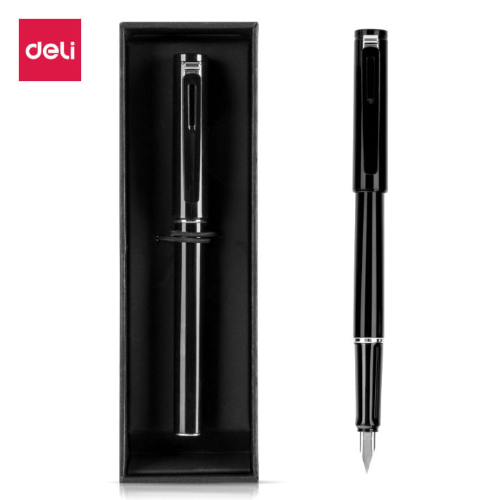 Deli fountain pen EF pen tip classic gift box gift business office ...