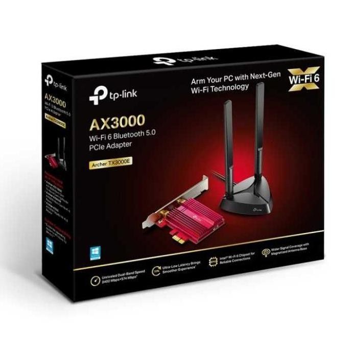Tp-link Archer TX3000E Wi-Fi 6 Bluetooth 5.0 PCIe Adapter | Lazada ...