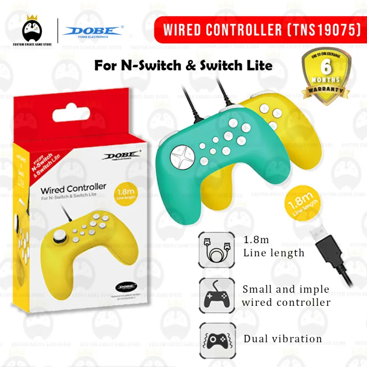 DOBE NINTENDO SWITCH SWITCH LITE DOBE WIRED CONTROLLER TNS19075 | Lazada