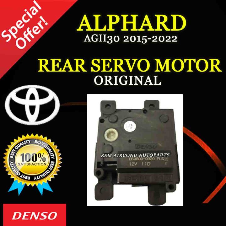 TOYOTA ALPHARD AGH30 2015-2022 YEAR ORIGINAL DENSO ND REAR SERVO MOTOR/ SENSOR 0920 (CAR AIRCOND ...