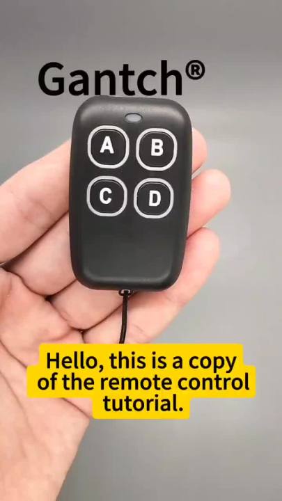 Remote Control Clone Copy Learning Automatic Door Transmitter 433MHz ... Remote Control Clone Copy Learning Automatic Door Transmitter 433MHz ...