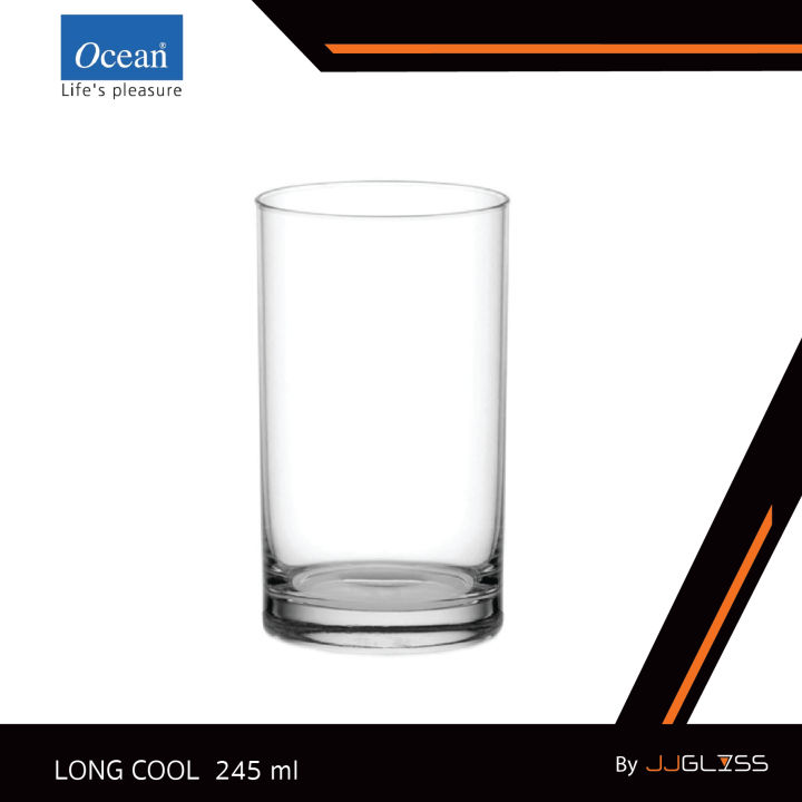 JJGLASS - (Ocean) B00208 Long Cool 8 1/2oz. (245ml.) - แก้วน้ำ แก้วลองคูล แก้วโอเชี่ยน | Lazada ...