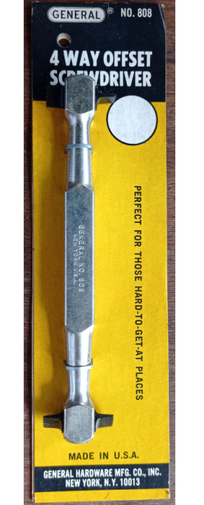 GENERAL 4 way OFFSET screwdriver | Lazada PH