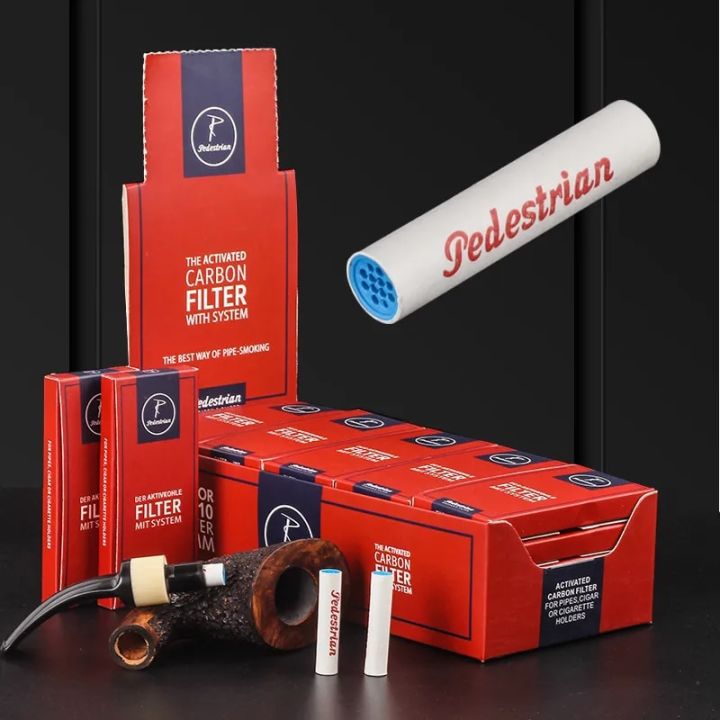 50pcs/5 Box Vauen 9mm Smoking Pipe Filters Best Disposable Activated ...