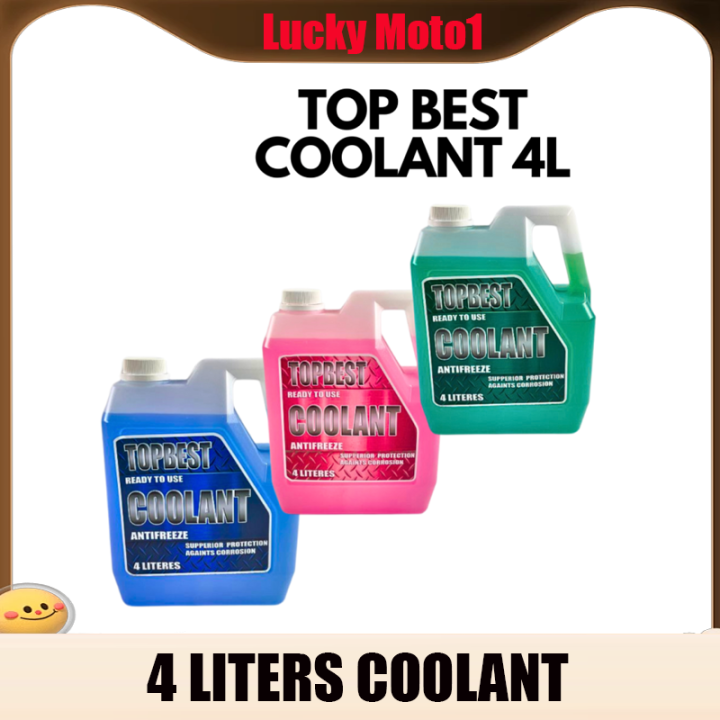 MOTORCYCLE CARE TOPBEST COOLANT ANTIFREEZE 4 LITERS FOR MOTORCYCLE ...