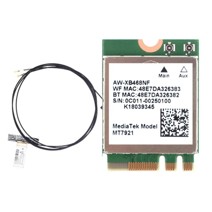 (TENK) MT7921 WIFI6 2.4G 5G Gigabit Network Card Network Card with ...