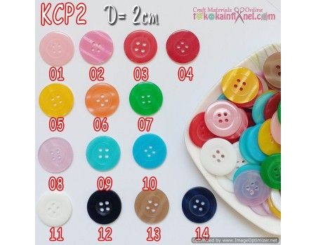 KCP2 Kancing Polos Diameter 2cm (Per Lusin) | Lazada Indonesia