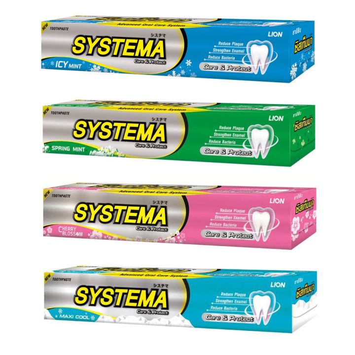 Systema ยาสีฟัน ซิสเท็มมา แคร์แอนด์โพรเทคท์ 160ก. | Lazada.co.th