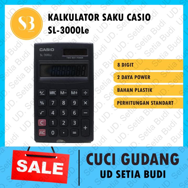 Kalkulator Saku CASIO SL-300 | Lazada Indonesia