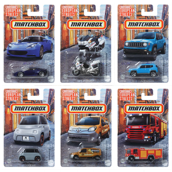Mattel Matchbox European Streets Themed - Mix 2 2024 Vehicles HVV05 B ...