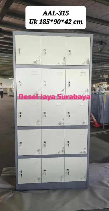 Loker Besi 15 Pintu / Loker Besi / Loker Sekolah / Loker Karyawan ...