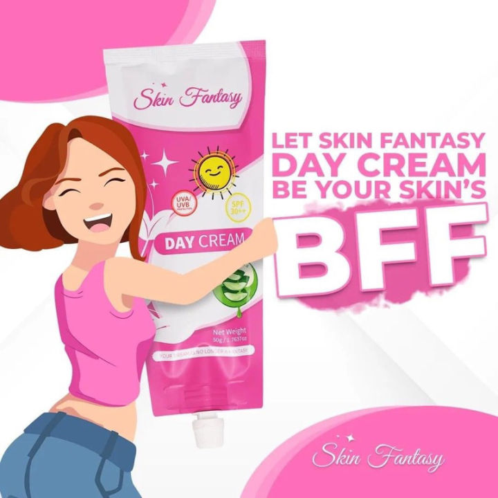 PG Skin Fantasy Sunblock Day Cream 50g | Lazada PH