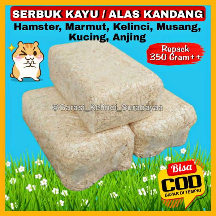 Gpss Serbuk Kayu Hamster Bersih Halus 350gr Serbuk Kayu Beeding