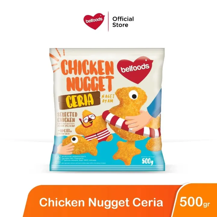 Belfoods Chicken Nugget Ceria 500 gram | Lazada Indonesia