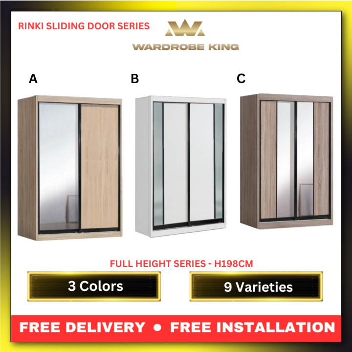 4ft RINKI SLIDING DOOR - Wardrobe King | Lazada Singapore