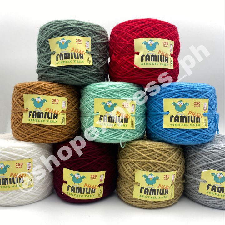 Familia Phat Yarn Acrylic Crochet Yarn approx. 245 grams (380 yards ...
