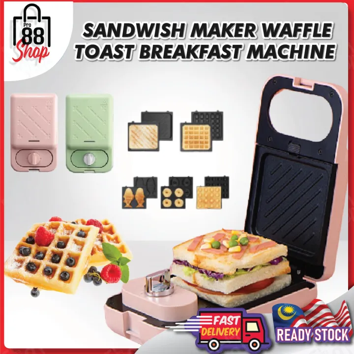 Pro88 - Electric Timer Sandwich Maker Breakfast Maker, Isi Rumah Mesin ...