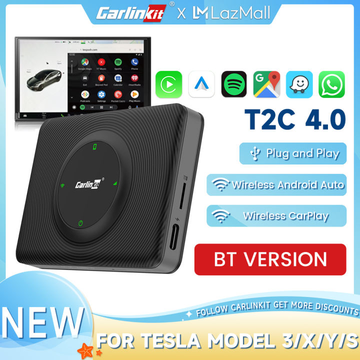 CarlinKit Tesla Wireless CarPlay Adapter for Tesla Model S Model Y ...