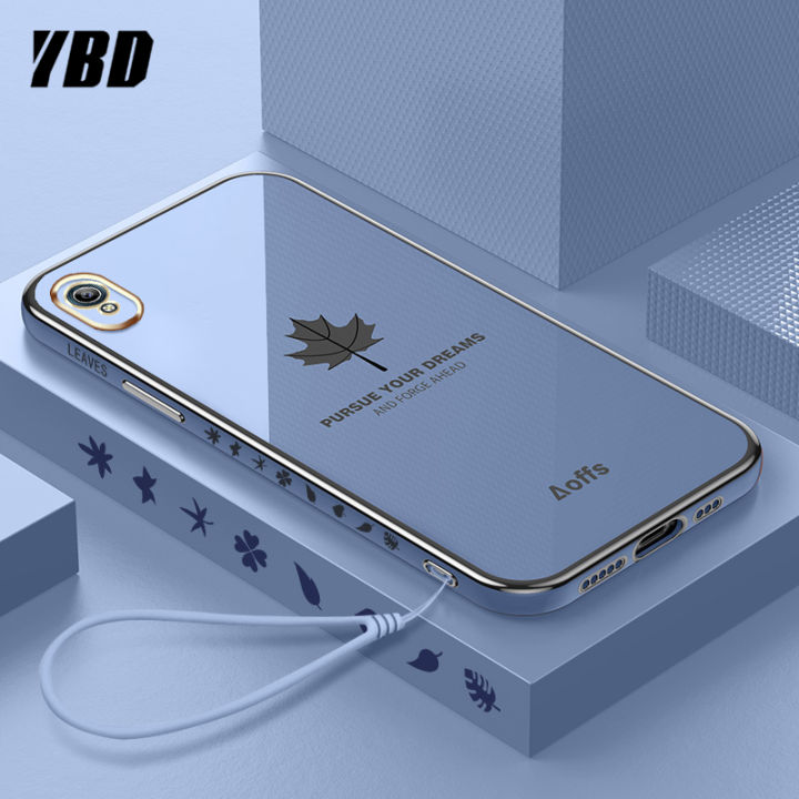 YBD Straight Edge Plating Phone case For Vivo Y91C Y1S Y91i Y90 casing ...