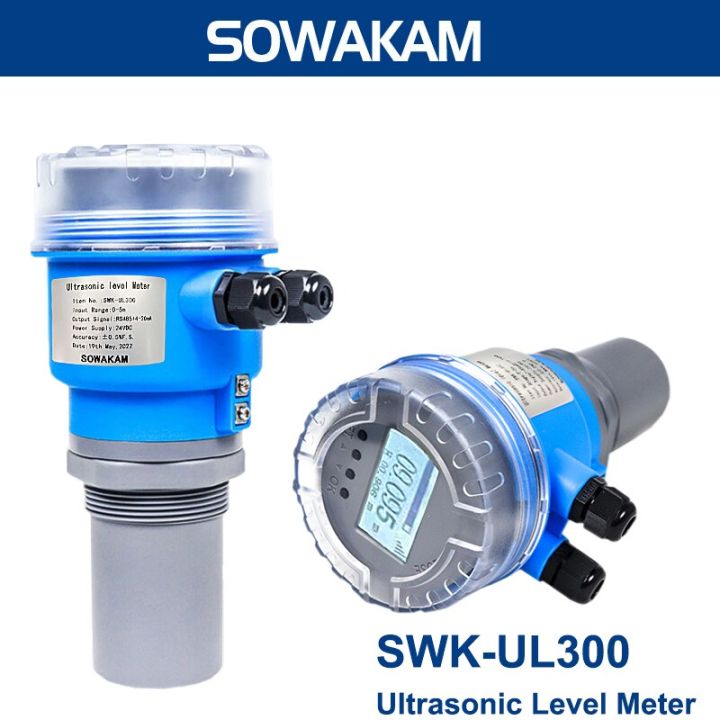 ygdgs SWK-UL300 20m Range Ultrasonic Water Tank Level Meter Ultrasonic Level Sensor 4-20mA RS485 ...