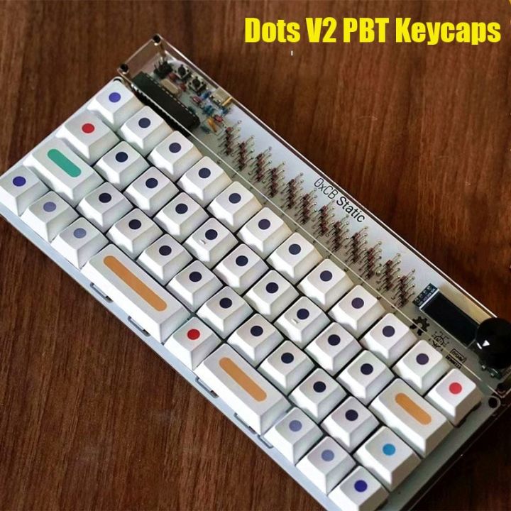 GMK เชอร์รี่โปรไฟล์ V2จุดเกมส์พีซีกุญแจหมวกคีย์บอร์ดแบบกลไกแป้นพิมพ์สี ...