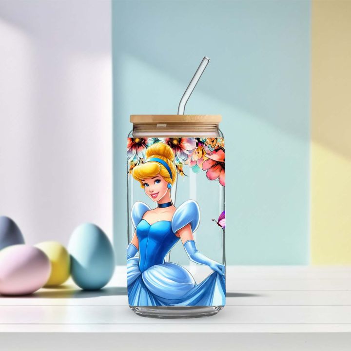 UME 16 oz Disney Sandy công chúa dễ thương in kính trong ống hút, cách ...