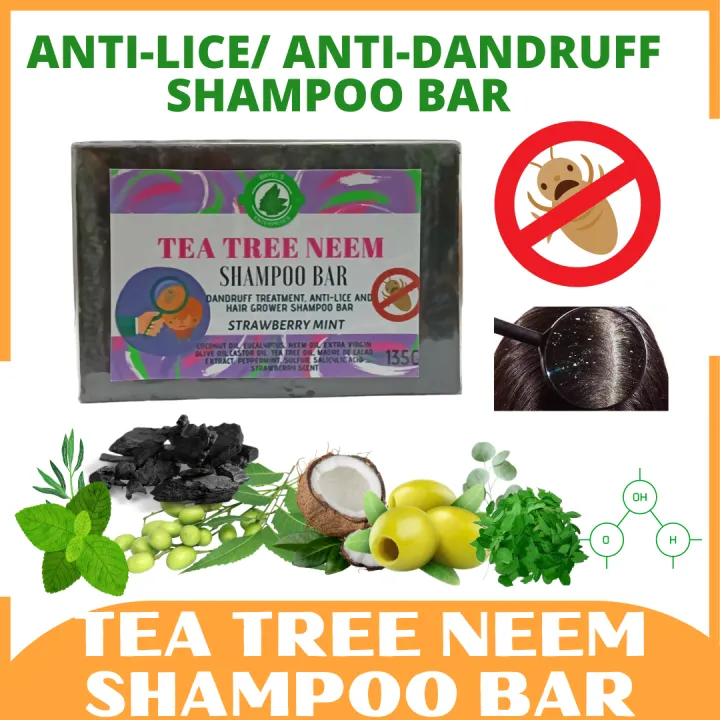 ⚡⚡⚡BRYELS CARE TEA TREE NEEM SHAMPOO BAR Anti Lice/Kuto Soap/ Anti ...