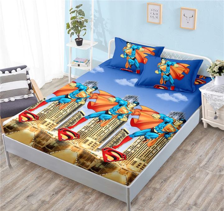 Character Design Su-perman 3in1 Bedsheet | Lazada PH