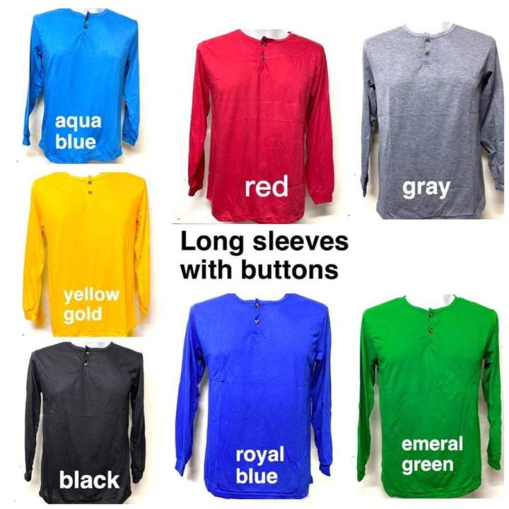 Camisa de Chino Long Sleeves with Buttons | Lazada PH