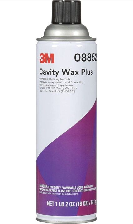 3M 08852 CAVITY WAX PLUS น้ำยาพ่นกันสนิมภายใน ชนิดสเปรย์ 18 ออนซ์ ...