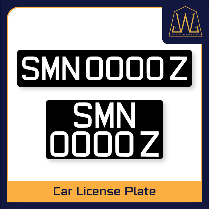 Car License Plate Number, Bike Rack or Normal Use | Lazada Singapore