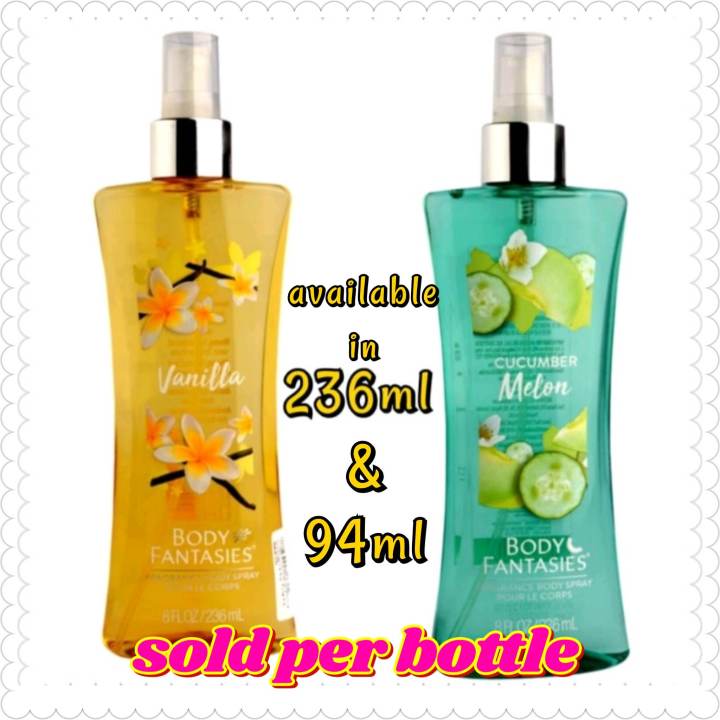 BODY FANTASIES Cologne Spray VANILLA * SOLD PER PIECE * | Lazada PH