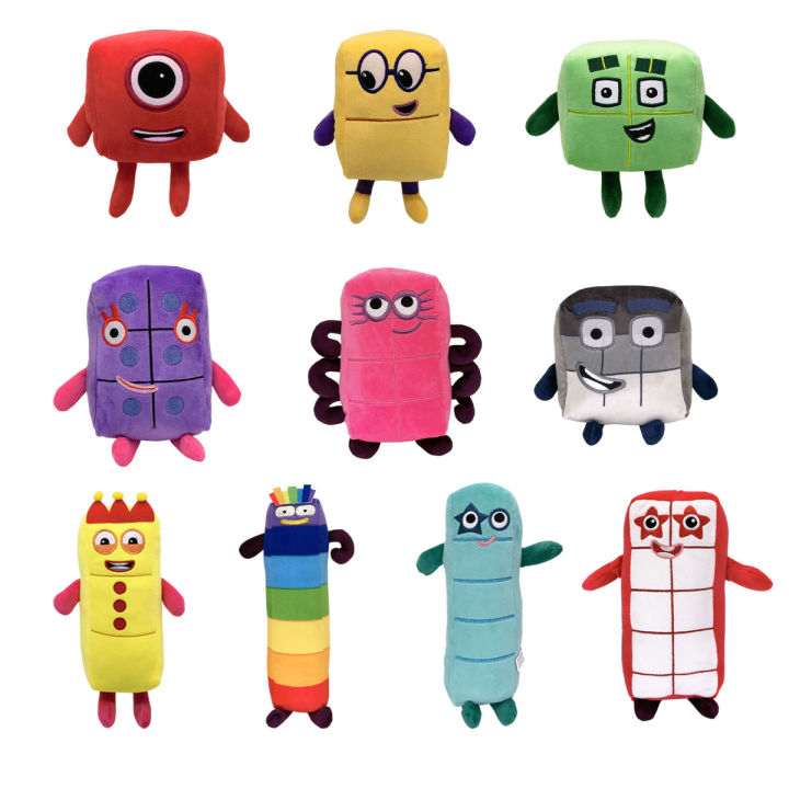 NEW Numberblocks Plush Toys Colorful Number Blocks Stuffed Toys For ...