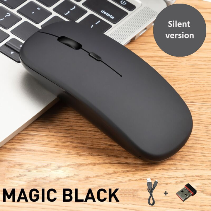2.4G Wireless Rechargeable Charging Mouse Ultra-Thin Silent Office ...