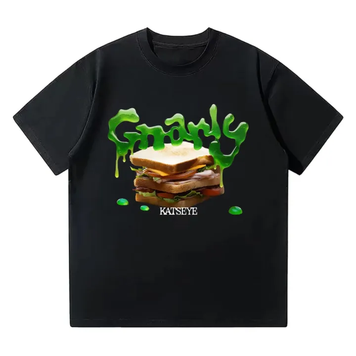 KATSEYE Gnarly T-shirt 2025-26 Summer Hot-selling Printed Cotton T ...