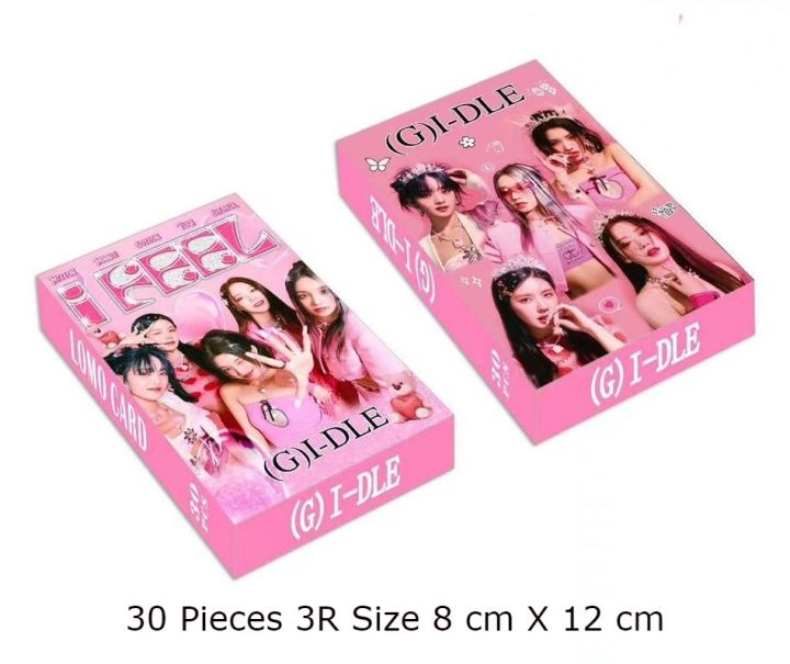 KPOP 30 PIECES BIG LOMO CARDS 3R Size (G)I-dle SVT Treasure TXT ENHYPEN ...