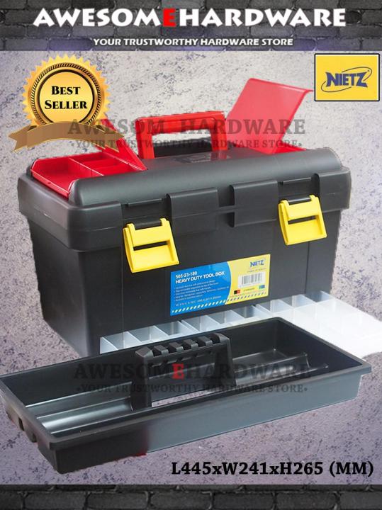 NIETZ 505-23-180 180 HEAVY DUTY PVC POWER TOOL BOX TOOL BOX WITH DRAWER ...