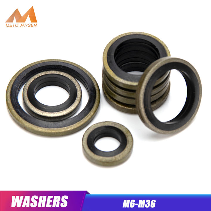 3-10pcs High Pressure M5 -M36 Seal Ring Sealing Washer O-Ring Gasket ...