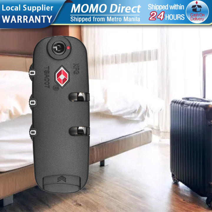TSA 007 Secure Luggage 3 Digit Combination Lock Suitcase Bag Code ...